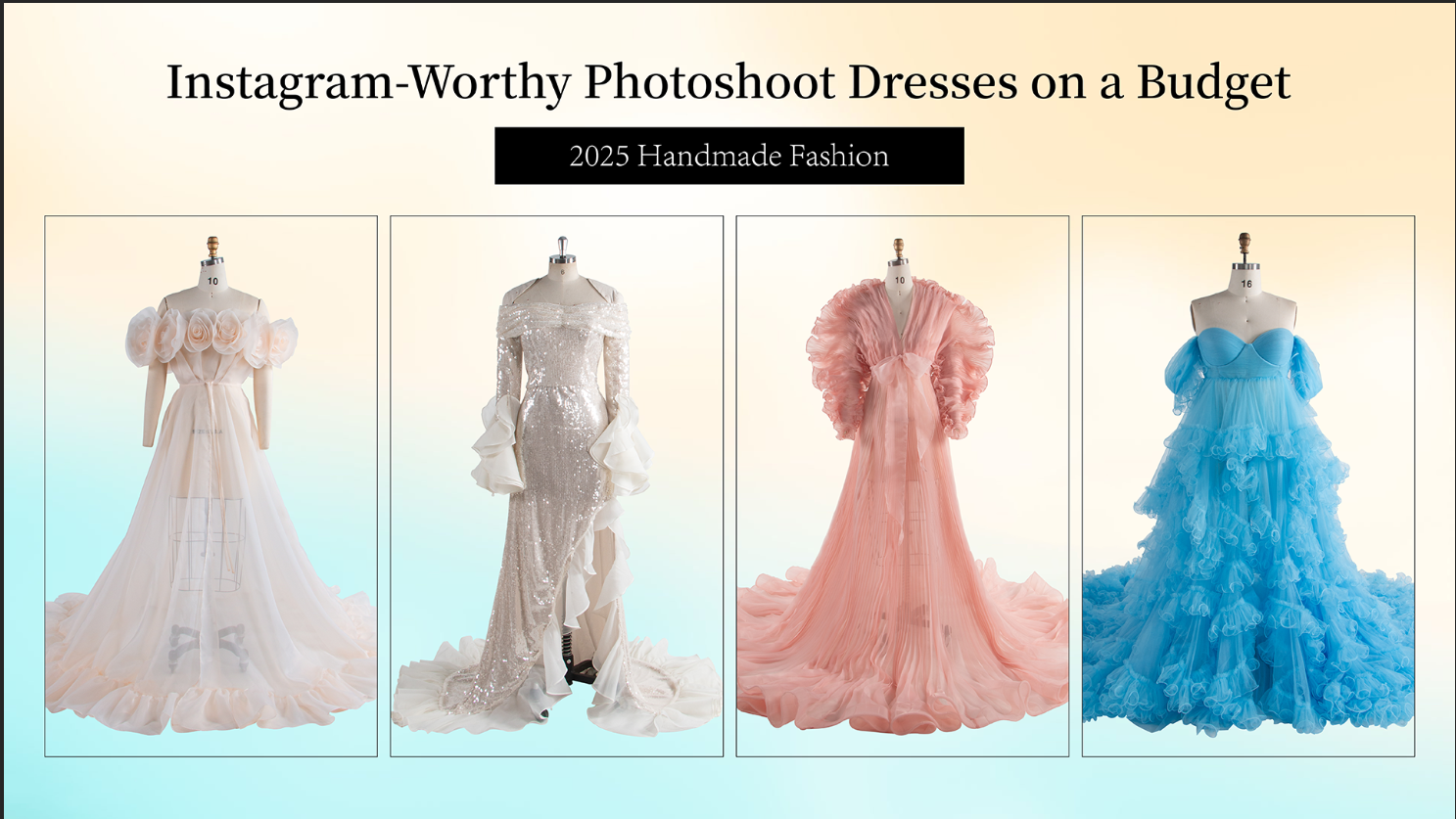 Look Expensive on a Budget: Stunning Photoshoot Dresses You’ll Fall in ...