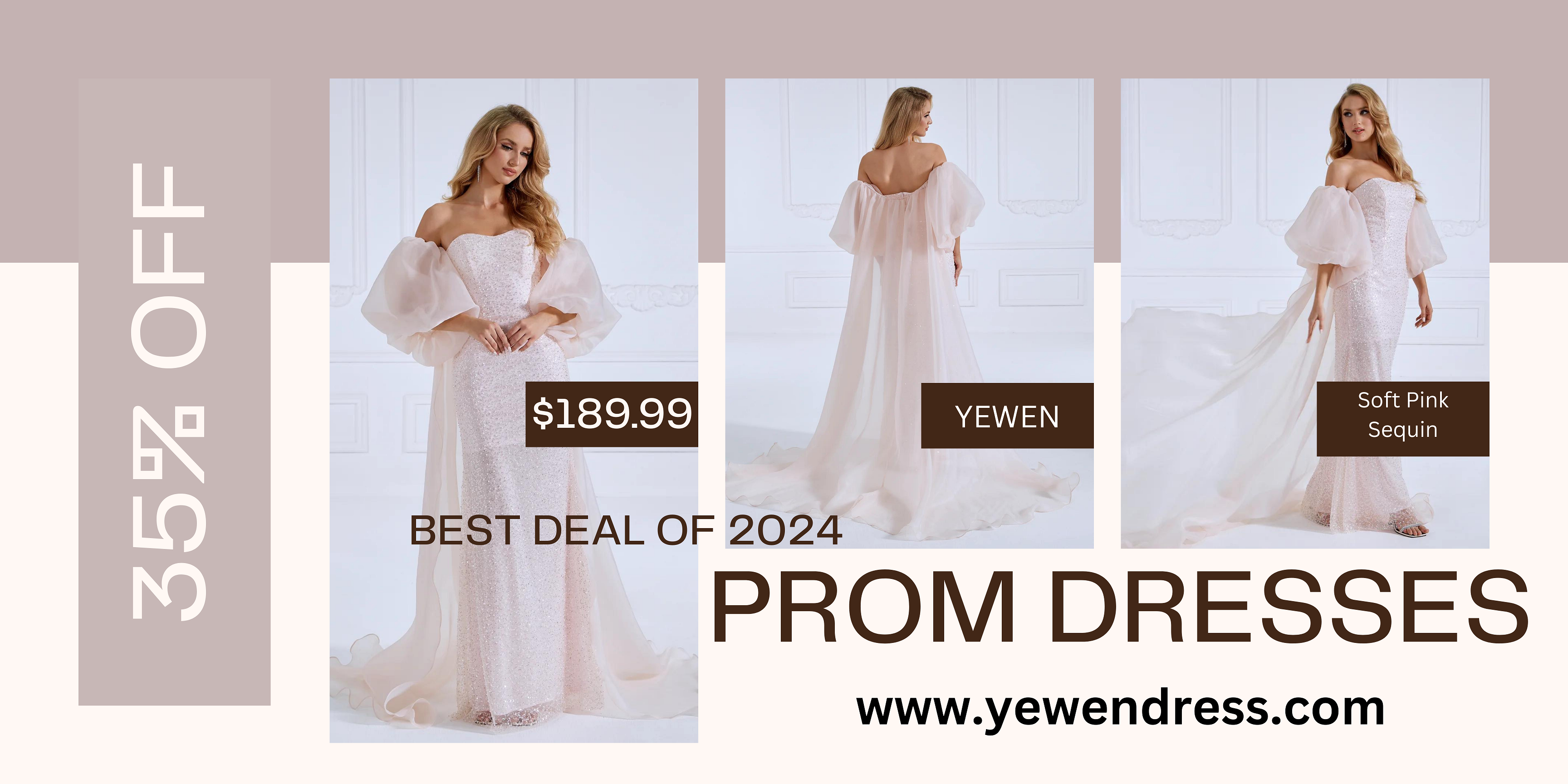 Glamorous Soft Pink Sequin Mermaid Prom Dress for Your Special Night ...