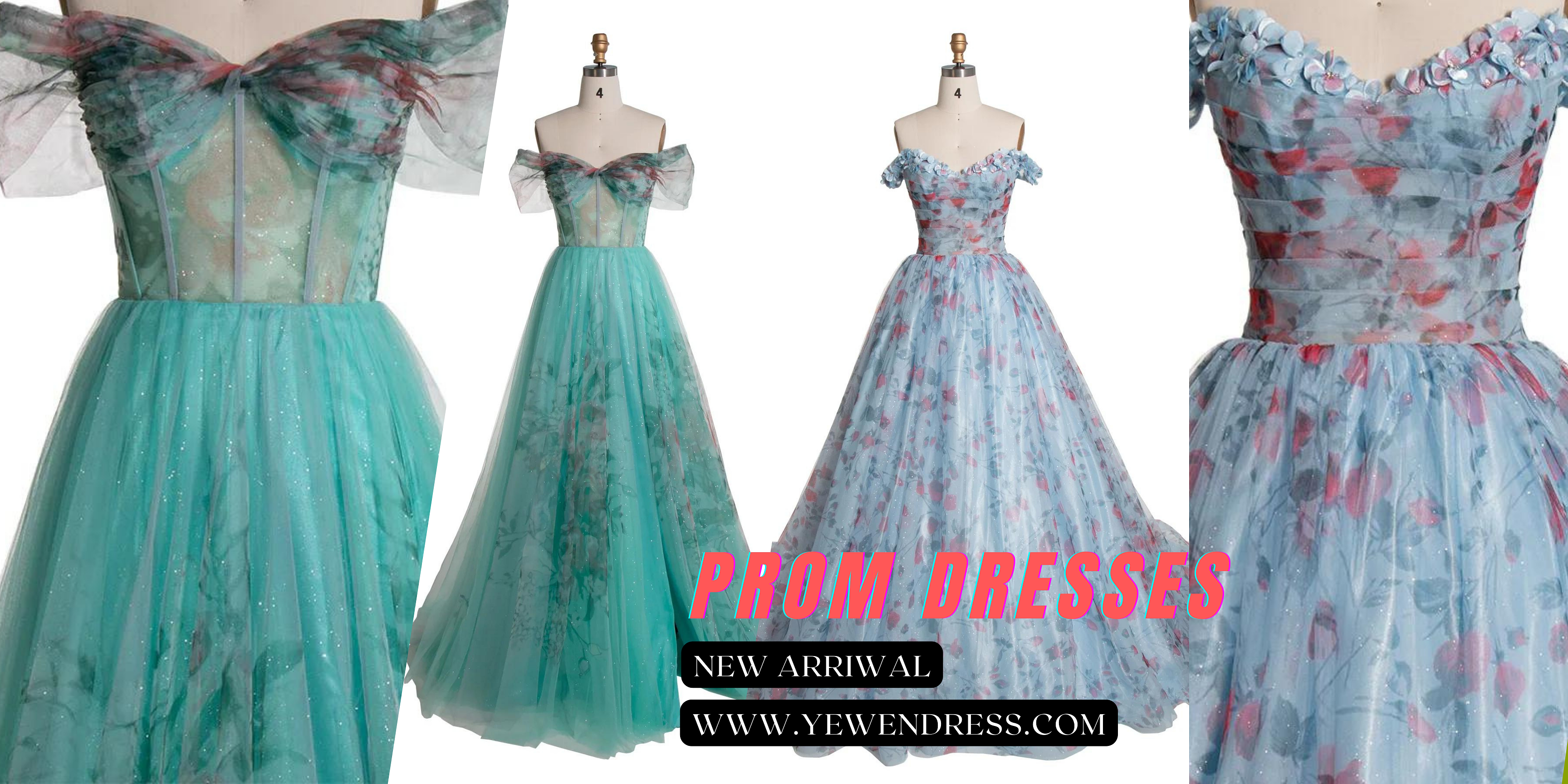Elegant Floral Printed Prom Dress - Perfect for Your Special Night ...