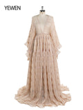 2 Pieces Maternity Dress Maternity Photoshoot Bohemian Dress with Slip ...